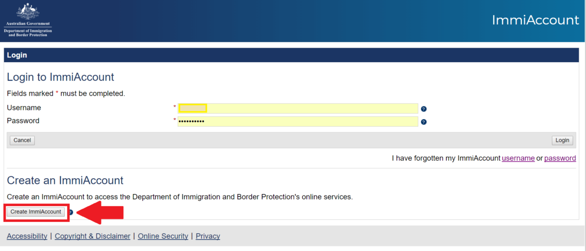 호주 이민성 로그인 Immiaccount - MKL Sydney